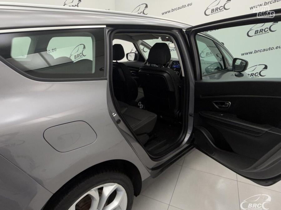 Pelēks Renault Scenic 2017 Avižieniai, ar dzinēja tilpumu 1.50 L un nobraukumu 91 tūkst. km par 8900 €, foto 13 vietnē AUTOMOTO.COM.LV