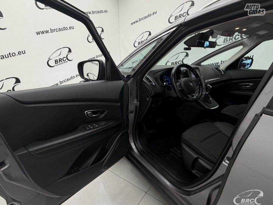 Pelēks Renault Scenic 2017 Avižieniai, ar dzinēja tilpumu 1.50 L un nobraukumu 91 tūkst. km par 8900 €, foto 19 vietnē AUTOMOTO.COM.LV