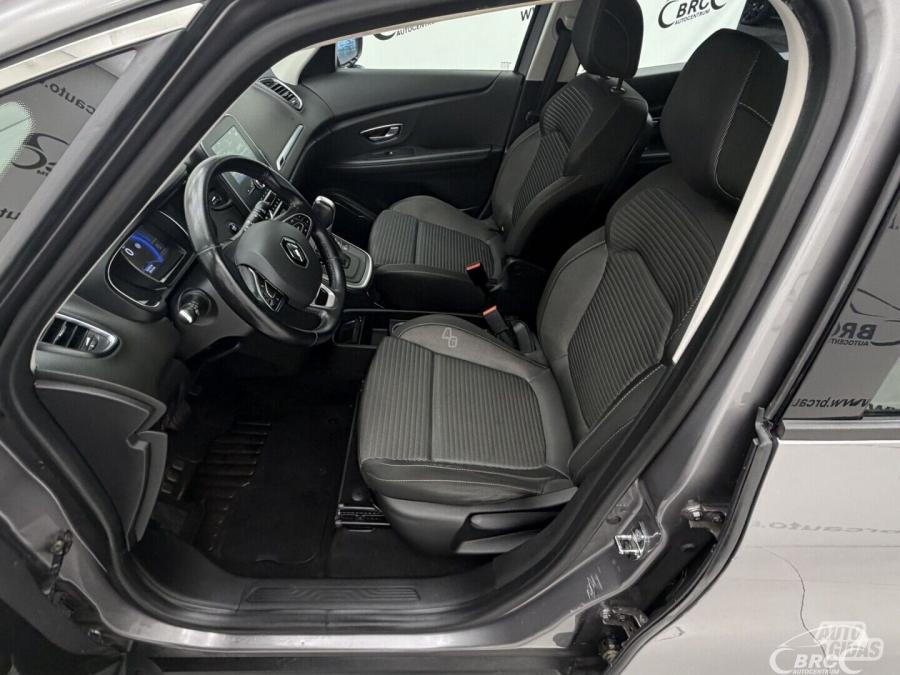 Pelēks Renault Scenic 2017 Avižieniai, ar dzinēja tilpumu 1.50 L un nobraukumu 91 tūkst. km par 8900 €, foto 21 vietnē AUTOMOTO.COM.LV
