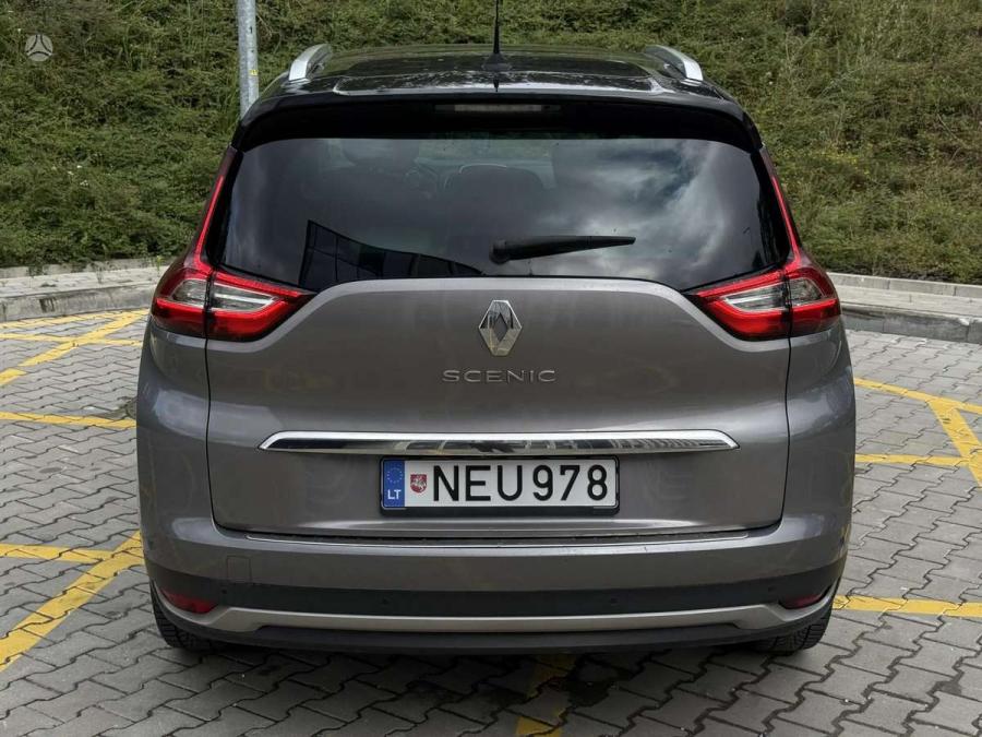 Pelēks Renault Scenic 2017 Viļņa, ar dzinēja tilpumu 1.60 L un nobraukumu 245 tūkst. km par 8999 €, foto 7 vietnē AUTOMOTO.COM.LV