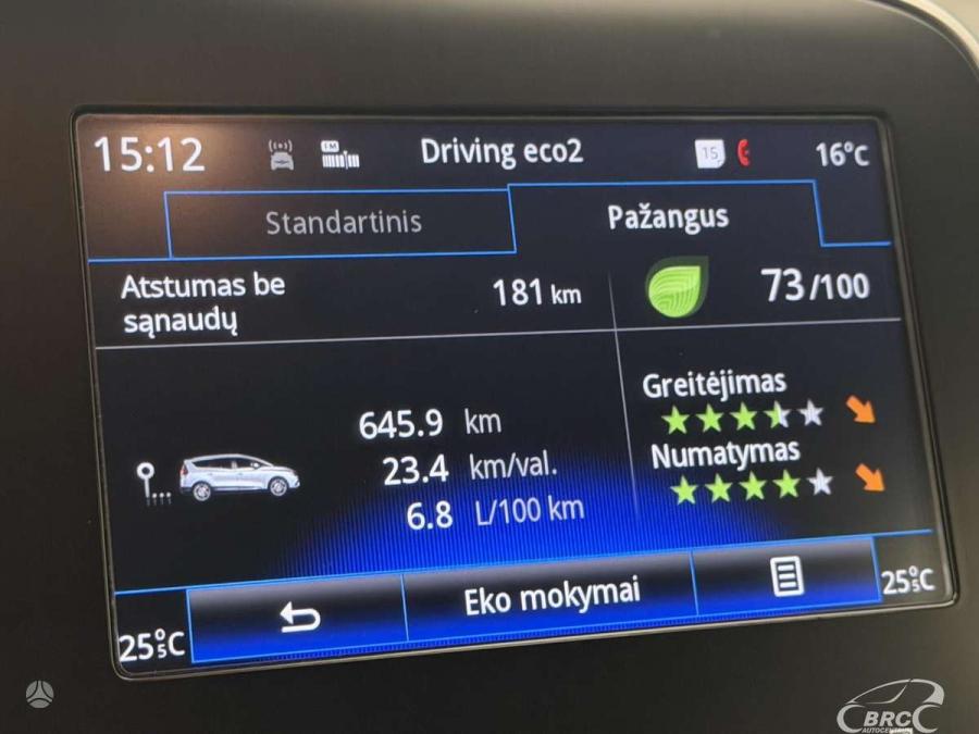 Pelēks Renault Scenic 2017 Viļņa, ar dzinēja tilpumu 1.46 L un nobraukumu 91 tūkst. km par 7900 €, foto 32 vietnē AUTOMOTO.COM.LV