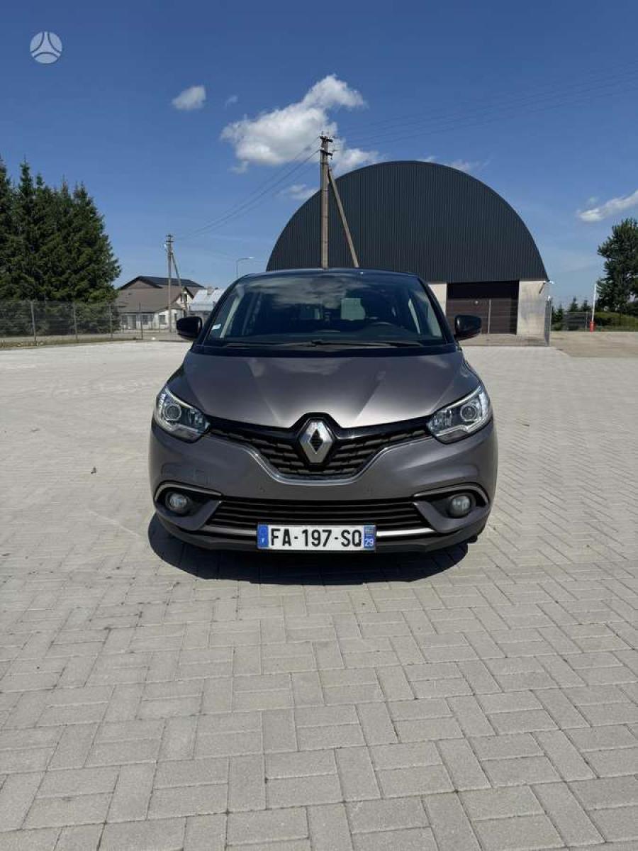 Pelēks Renault Scenic 2018 Tauragė, ar dzinēja tilpumu 1.60 L un nobraukumu 231 tūkst. km par 6200 €, foto 1 vietnē AUTOMOTO.COM.LV