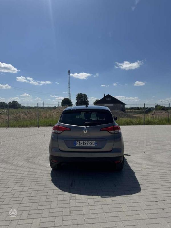 Pelēks Renault Scenic 2018 Tauragė, ar dzinēja tilpumu 1.60 L un nobraukumu 231 tūkst. km par 6200 €, foto 6 vietnē AUTOMOTO.COM.LV