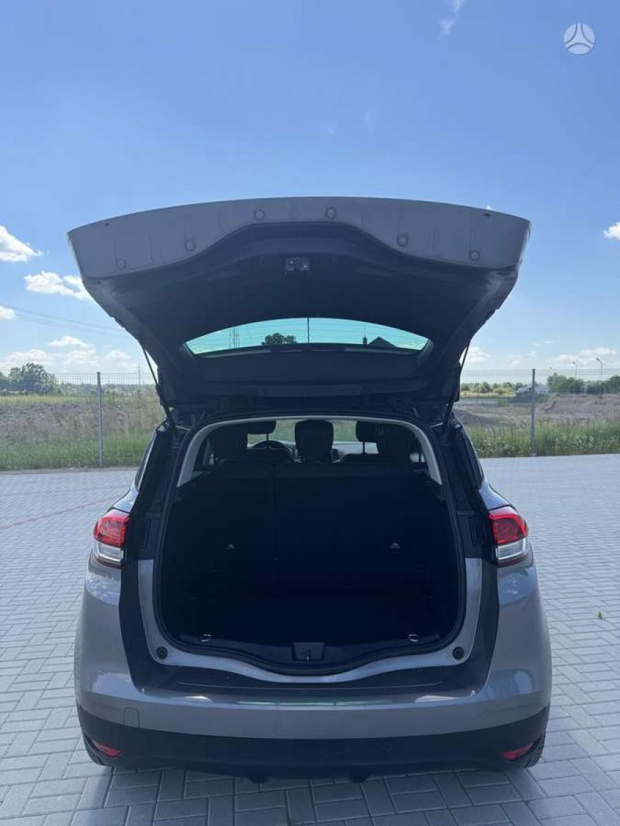 Pelēks Renault Scenic 2018 Tauragė, ar dzinēja tilpumu 1.60 L un nobraukumu 231 tūkst. km par 6200 €, foto 12 vietnē AUTOMOTO.COM.LV