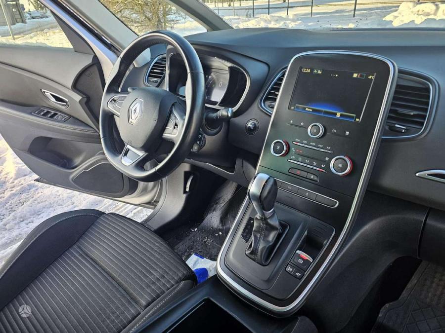 Pelēks Renault Scenic 2019 Tauragė, ar dzinēja tilpumu 1.75 L un nobraukumu 227 tūkst. km par 7700 €, foto 16 vietnē AUTOMOTO.COM.LV