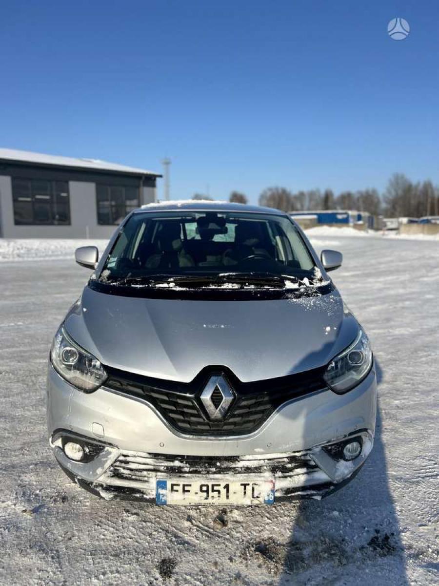 Grey Renault Scenic 2019 in Panevezys, with an engine capacity of 1.75 L and mileage of 270 thousand km for 7790 €, photo 3 on AUTOMOTO.COM.LV