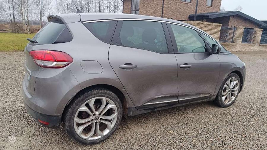 Grey Renault Scenic 2019 in Taurage, with an engine capacity of 1.33 L and mileage of 95 thousand km for 8400 €, photo 2 on AUTOMOTO.COM.LV