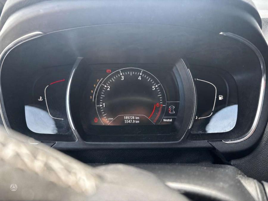 Pelēks Renault Scenic 2020 Raseiniai, ar dzinēja tilpumu 1.33 L un nobraukumu 190 tūkst. km par 10500 €, foto 13 vietnē AUTOMOTO.COM.LV