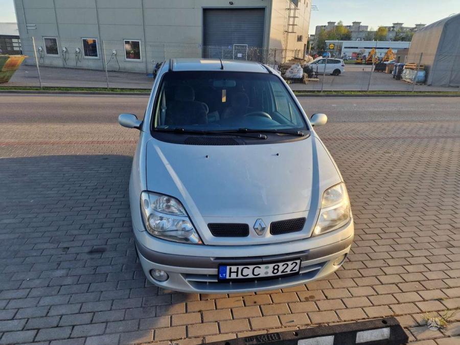 Grey Renault Scenic 2000 in Kaunas, with an engine capacity of 1.87 L and mileage of 294 thousand km for 650 €, photo 9 on AUTOMOTO.COM.LV