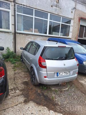 Grey Renault Scenic 2008 in Tukums, with an engine capacity of 1.50 L and mileage of 350 thousand km for 450 €, photo 1 on AUTOMOTO.COM.LV