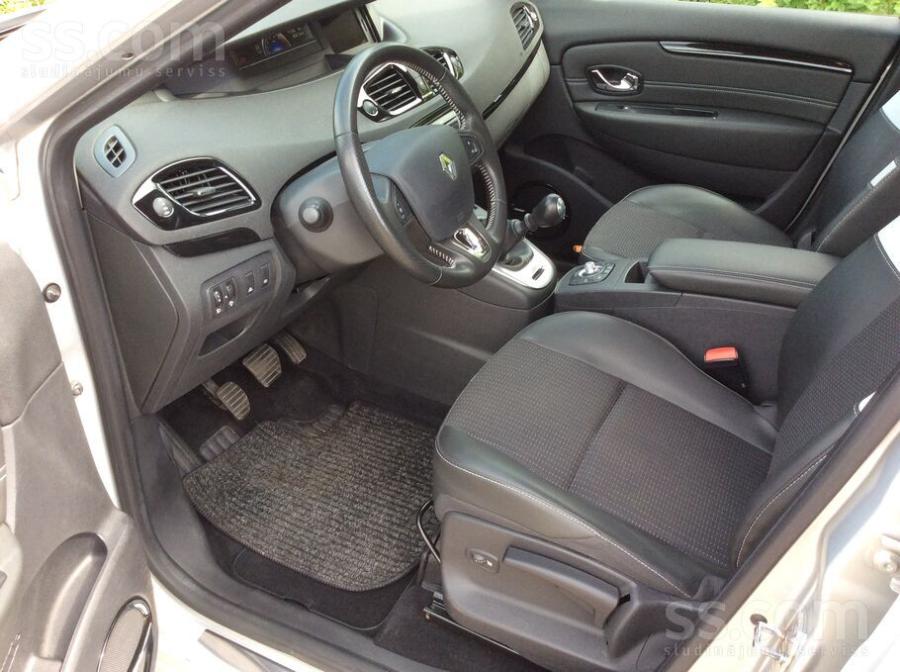 Grey Renault Scenic 2014 in Riga, with an engine capacity of 1.20 L and mileage of 70 thousand km for 6800 €, photo 6 on AUTOMOTO.COM.LV