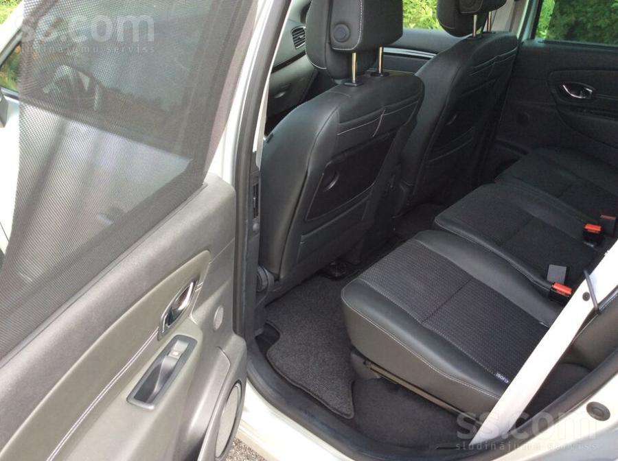 Grey Renault Scenic 2014 in Riga, with an engine capacity of 1.20 L and mileage of 70 thousand km for 6800 €, photo 7 on AUTOMOTO.COM.LV