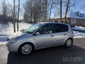 Pelēks Renault Scenic 2008 Dobele, ar dzinēja tilpumu 2.00 L un nobraukumu 239 tūkst. km par 1400 €, foto 5 vietnē AUTOMOTO.COM.LV