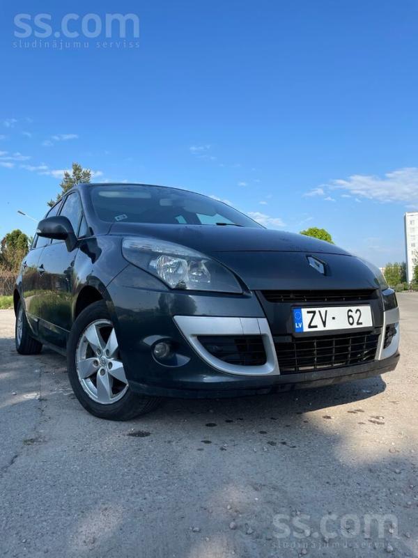 Grey Renault Scenic 2011 in Jelgava, with an engine capacity of 1.90 L and mileage of 210 thousand km for 2350 €, photo 8 on AUTOMOTO.COM.LV