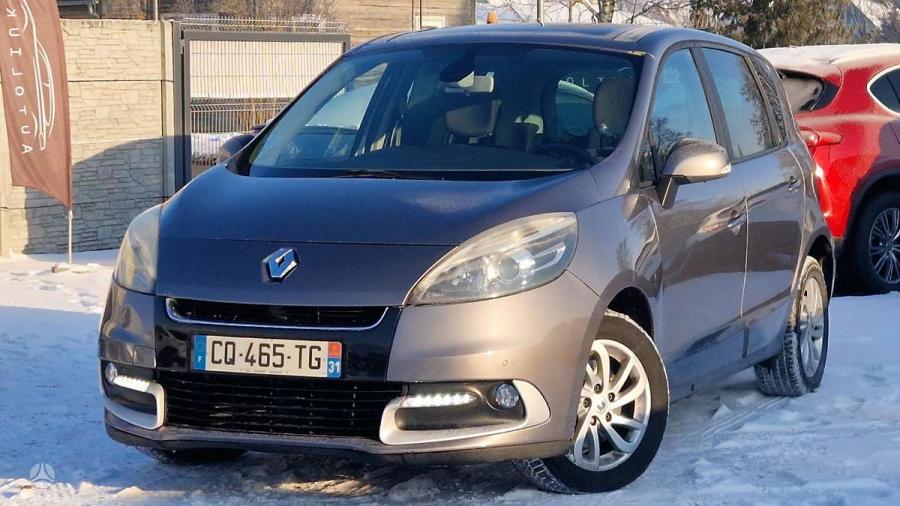 Pelēks Renault Scenic 2013 Tauragė, ar dzinēja tilpumu 1.50 L un nobraukumu 260 tūkst. km par 3500 €, foto 1 vietnē AUTOMOTO.COM.LV