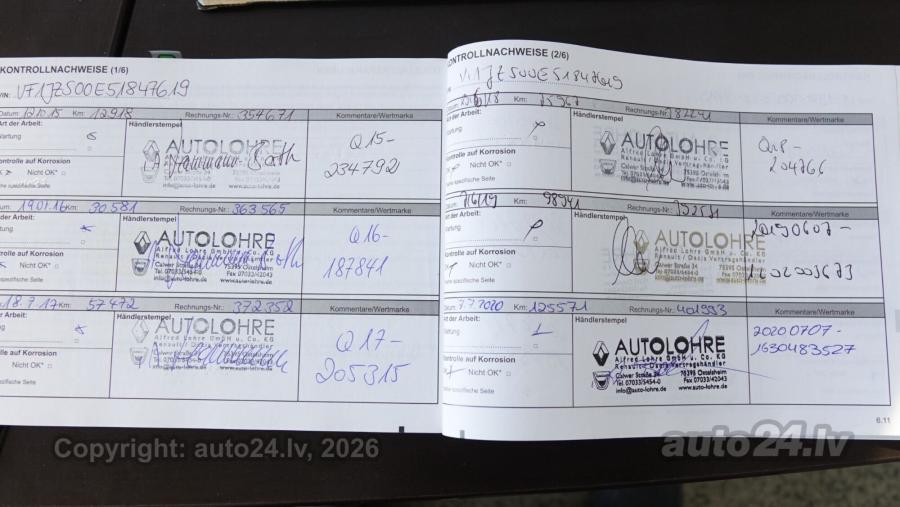 Grey Renault Scenic 2014 in Tartu, with an engine capacity of 1.50 L and mileage of 235 thousand km for 7490 €, photo 31 on AUTOMOTO.COM.LV