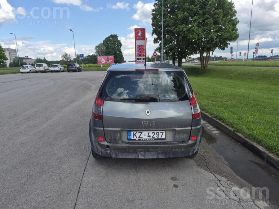 Renault Scenic 2006 Ogre, ar dzinēja tilpumu 2.00 L un nobraukumu 304 tūkst. km par 700 €, foto 6 vietnē AUTOMOTO.COM.LV
