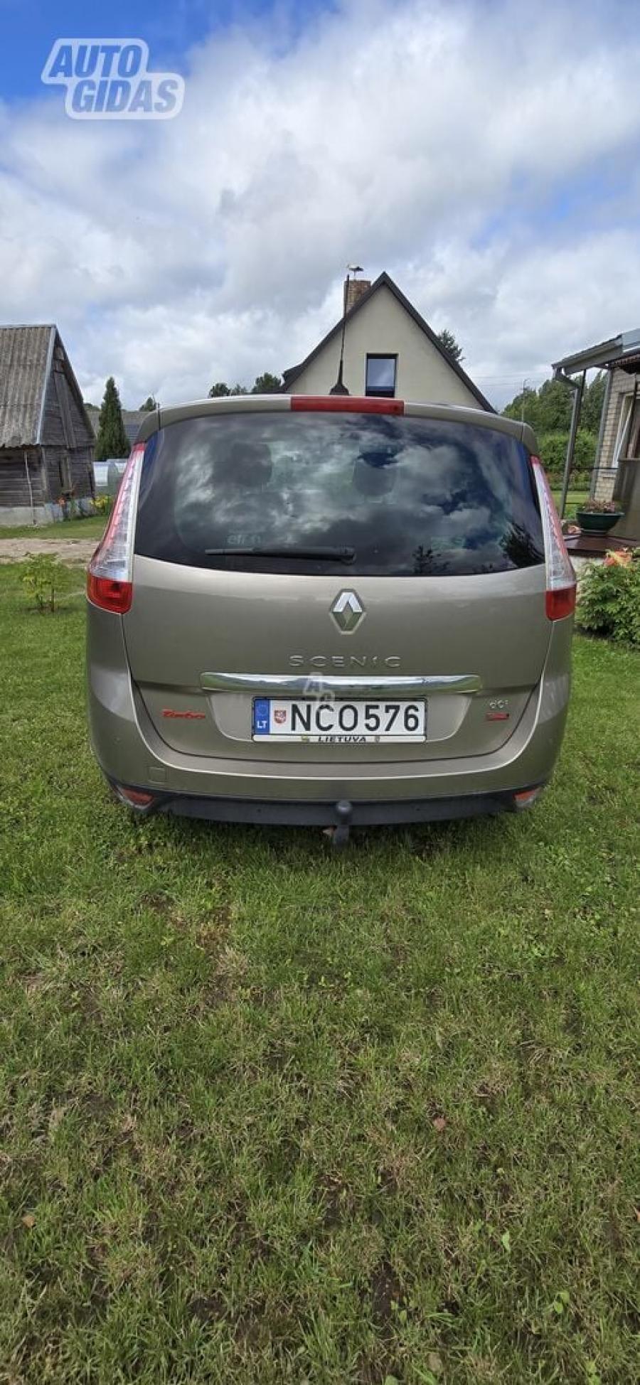 Renault Scenic 2013 Kelmė, ar dzinēja tilpumu 1.60 L un nobraukumu 290 tūkst. km par 2800 €, foto 1 vietnē AUTOMOTO.COM.LV