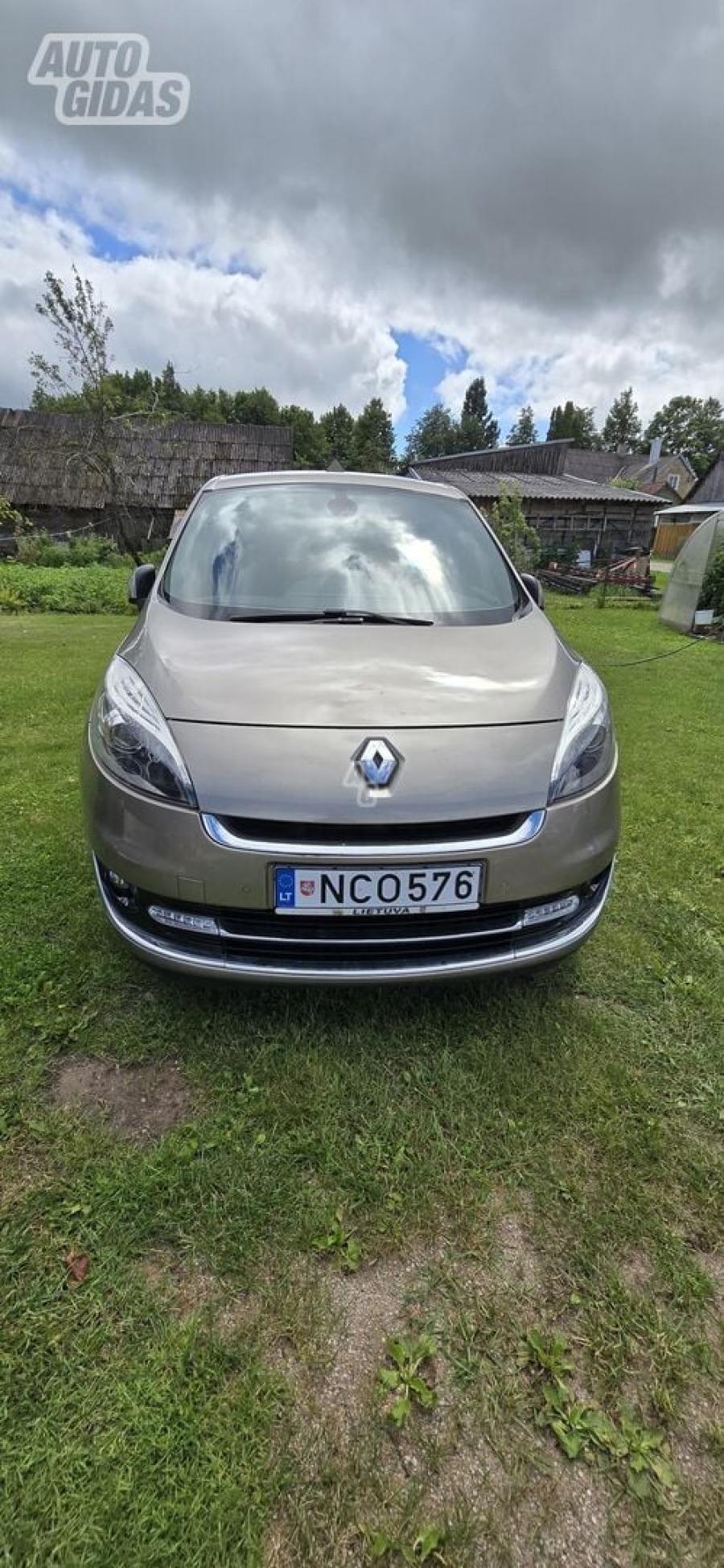Renault Scenic 2013 Kelmė, ar dzinēja tilpumu 1.60 L un nobraukumu 290 tūkst. km par 2800 €, foto 4 vietnē AUTOMOTO.COM.LV