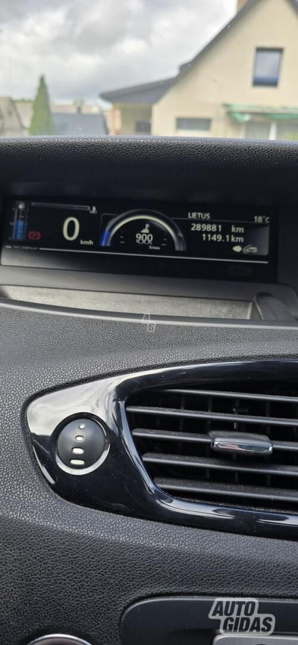 Renault Scenic 2013 Kelmė, ar dzinēja tilpumu 1.60 L un nobraukumu 290 tūkst. km par 2800 €, foto 9 vietnē AUTOMOTO.COM.LV