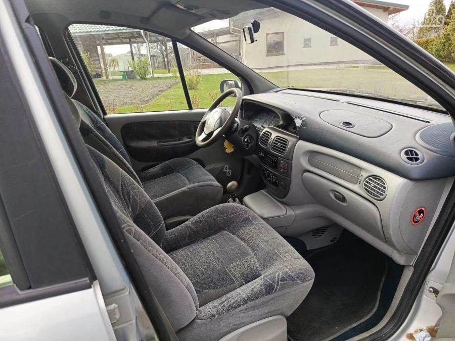 Renault Scenic 2000 in Klaipeda, with an engine capacity of 1.60 L and mileage of 166 thousand km for 650 €, photo 8 on AUTOMOTO.COM.LV