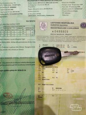 Рено Сценик 2001 в Блюджяй, объемом двигателя 1.90 л и пробегом 147 тыс. км за 930 €, фото 3 на AUTOMOTO.COM.LV