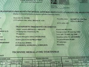 Рено Сценик 2003 в Шяуляй, объемом двигателя 1.90 л и пробегом 0 тыс. км за 699 €, фото 19 на AUTOMOTO.COM.LV