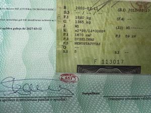 Рено Сценик 2003 в Шяуляй, объемом двигателя 1.90 л и пробегом 0 тыс. км за 699 €, фото 21 на AUTOMOTO.COM.LV