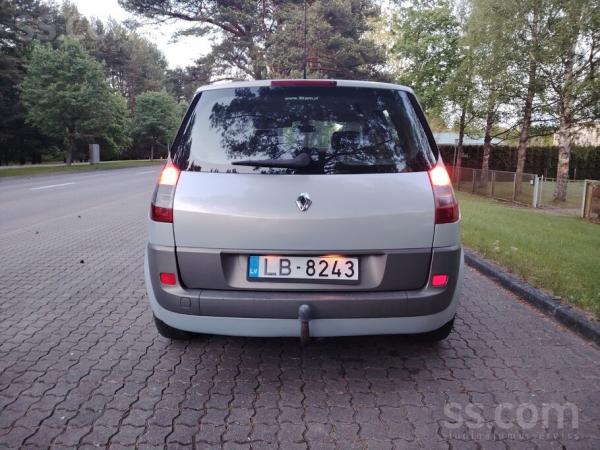 Renault Scenic 2004 Ventspils, ar dzinēja tilpumu 1.90 L un nobraukumu 207 tūkst. km par 3650 €, foto 6 vietnē AUTOMOTO.COM.LV