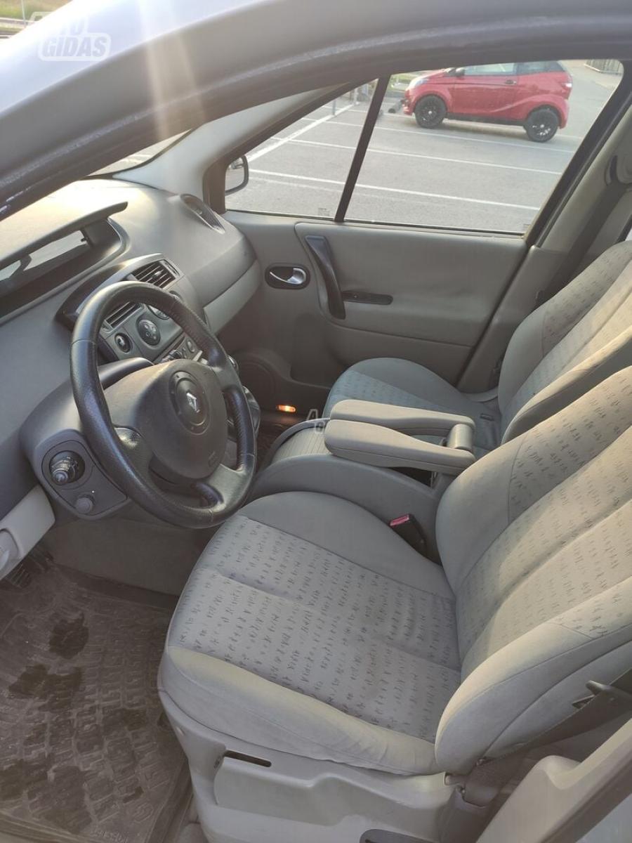 Renault Scenic 2004 in Siauliai, with an engine capacity of 1.50 L and mileage of 248 thousand km for 940 €, photo 11 on AUTOMOTO.COM.LV