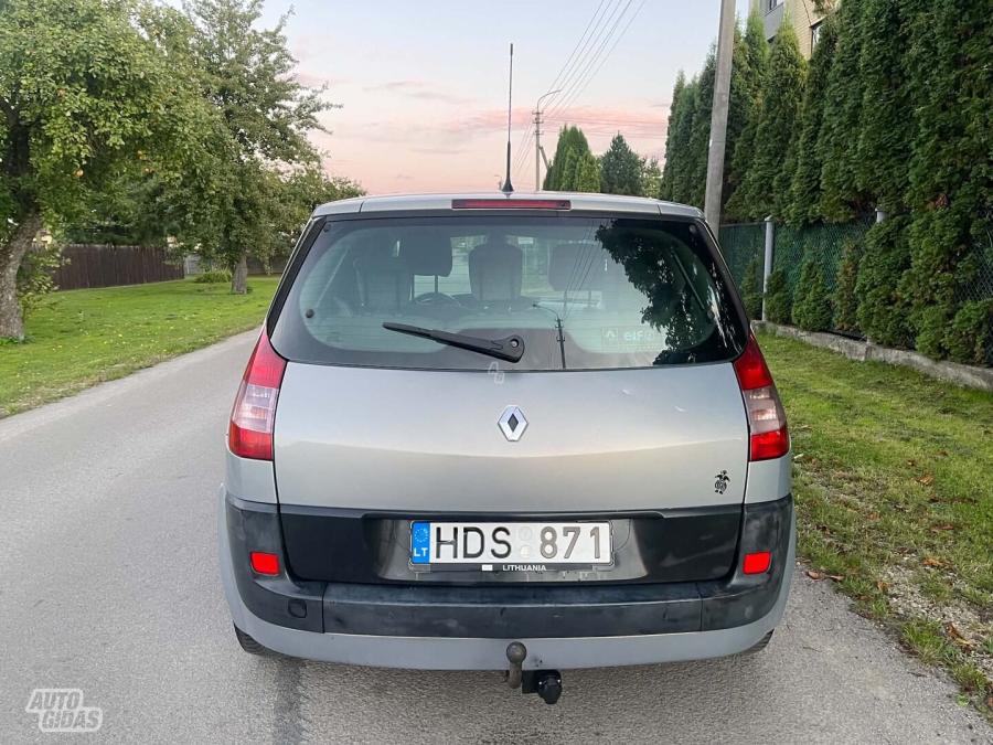 Renault Scenic 2004 Šauļi, ar dzinēja tilpumu 1.90 L un nobraukumu 252 tūkst. km par 900 €, foto 6 vietnē AUTOMOTO.COM.LV