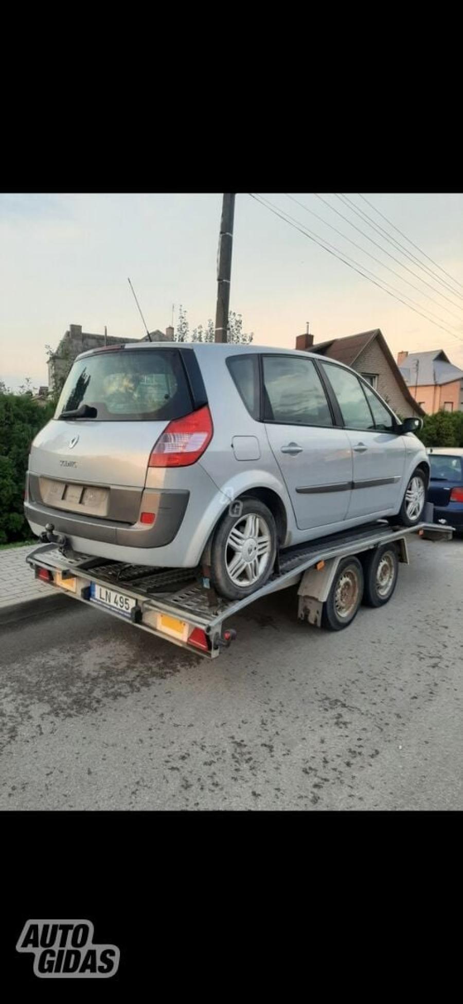 Renault Scenic 2006 Kauņa, ar dzinēja tilpumu 1.90 L un nobraukumu 333 tūkst. km par 480 €, foto 5 vietnē AUTOMOTO.COM.LV