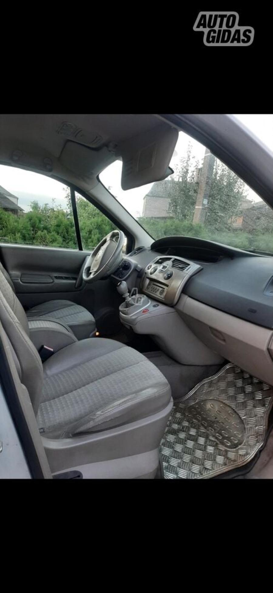 Renault Scenic 2006 Kauņa, ar dzinēja tilpumu 1.90 L un nobraukumu 333 tūkst. km par 480 €, foto 6 vietnē AUTOMOTO.COM.LV