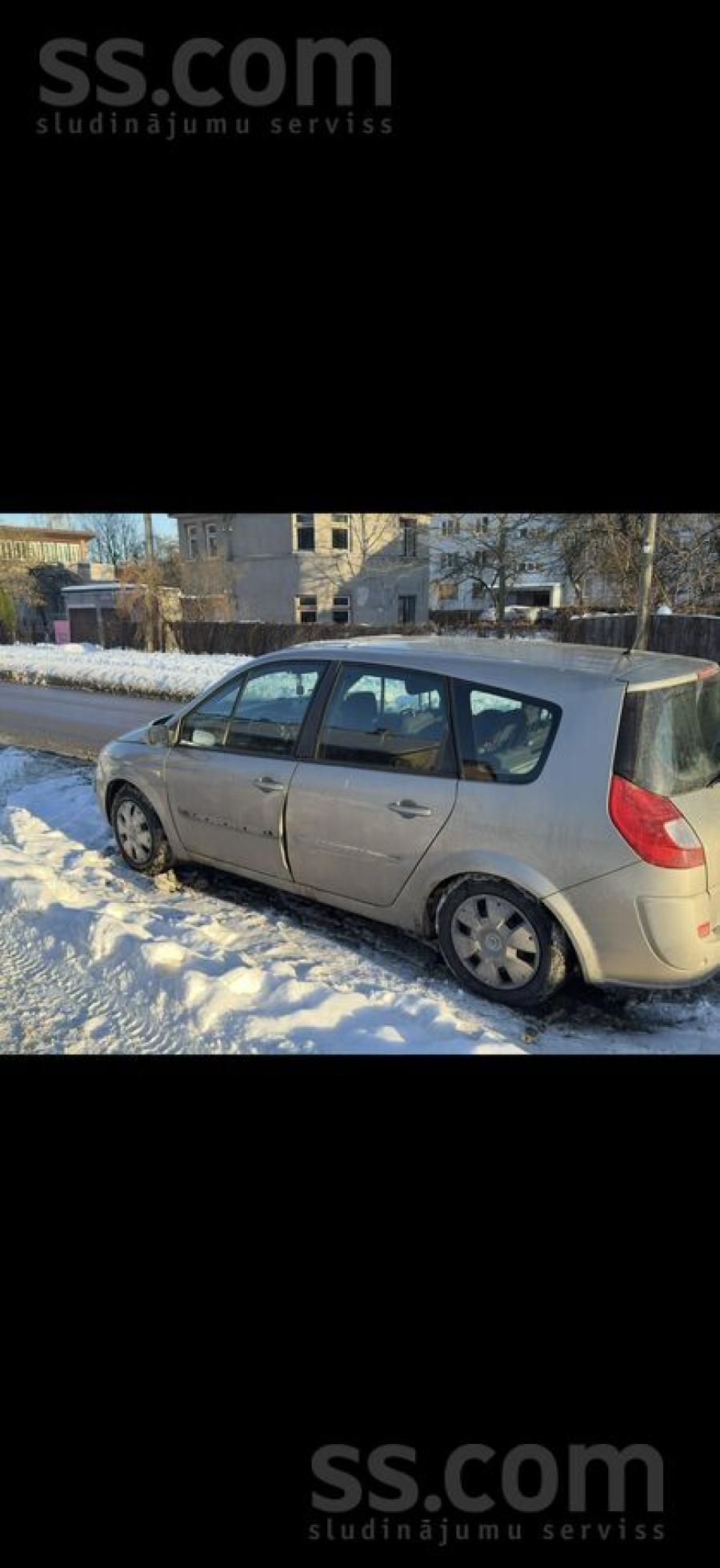 Renault Scenic 2007 in Riga, with an engine capacity of 2.00 L and mileage of 178 thousand km for 500 €, photo 4 on AUTOMOTO.COM.LV