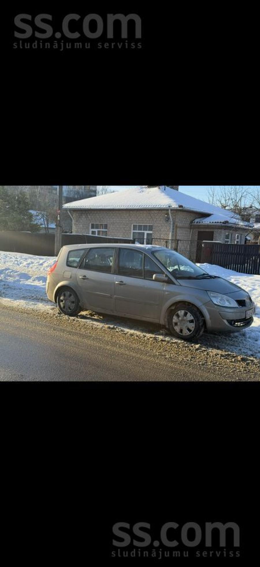 Renault Scenic 2007 in Riga, with an engine capacity of 2.00 L and mileage of 178 thousand km for 500 €, photo 5 on AUTOMOTO.COM.LV