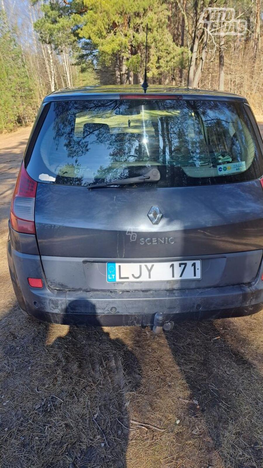Renault Scenic 2008 in Taurage, with an engine capacity of 1.90 L and mileage of 350 thousand km for 1200 €, photo 8 on AUTOMOTO.COM.LV