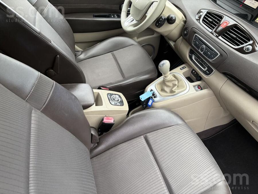 Renault Scenic 2011 Jelgava, ar dzinēja tilpumu 1.60 L un nobraukumu 208 tūkst. km par 3950 €, foto 12 vietnē AUTOMOTO.COM.LV