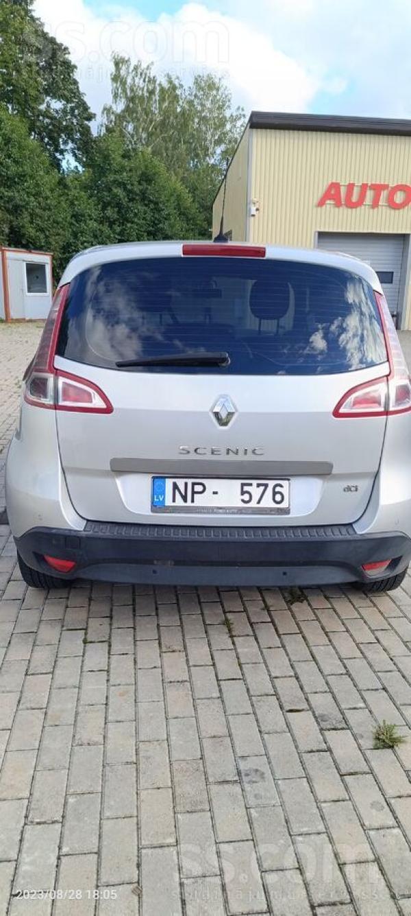 Renault Scenic 2012 in Riga, with an engine capacity of 1.50 L and mileage of 0 thousand km for 950 €, photo 6 on AUTOMOTO.COM.LV