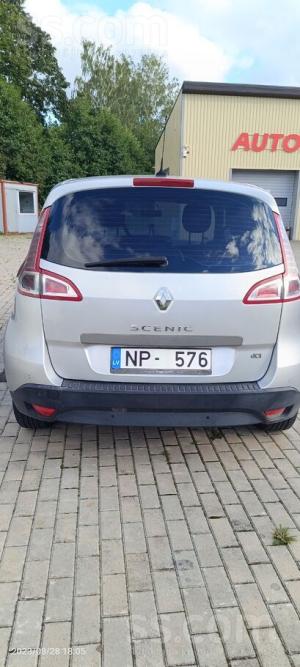 Renault Scenic 2012 in Riga, with an engine capacity of 1.50 L and mileage of 0 thousand km for 950 €, photo 7 on AUTOMOTO.COM.LV