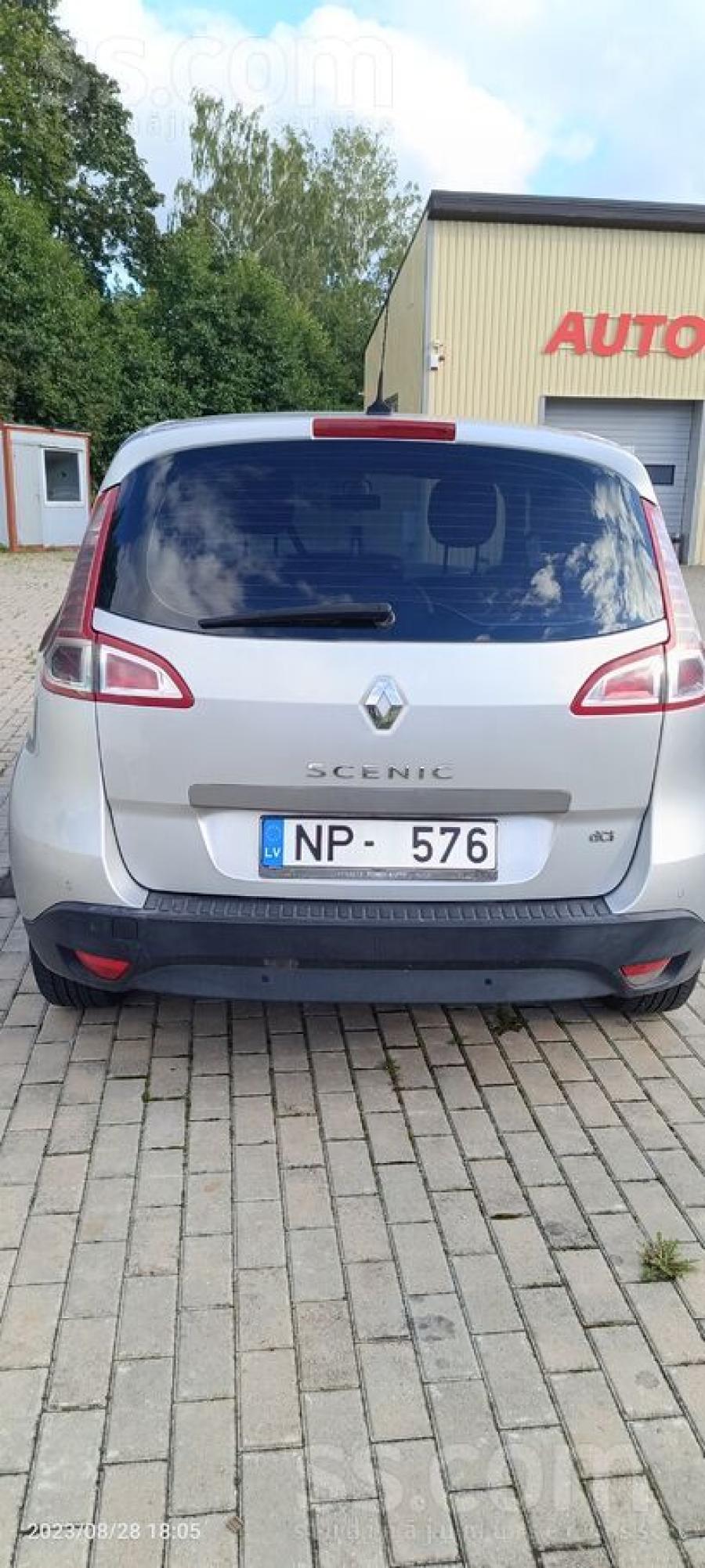 Renault Scenic 2012 in Riga, with an engine capacity of 1.50 L and mileage of 0 thousand km for 950 €, photo 7 on AUTOMOTO.COM.LV