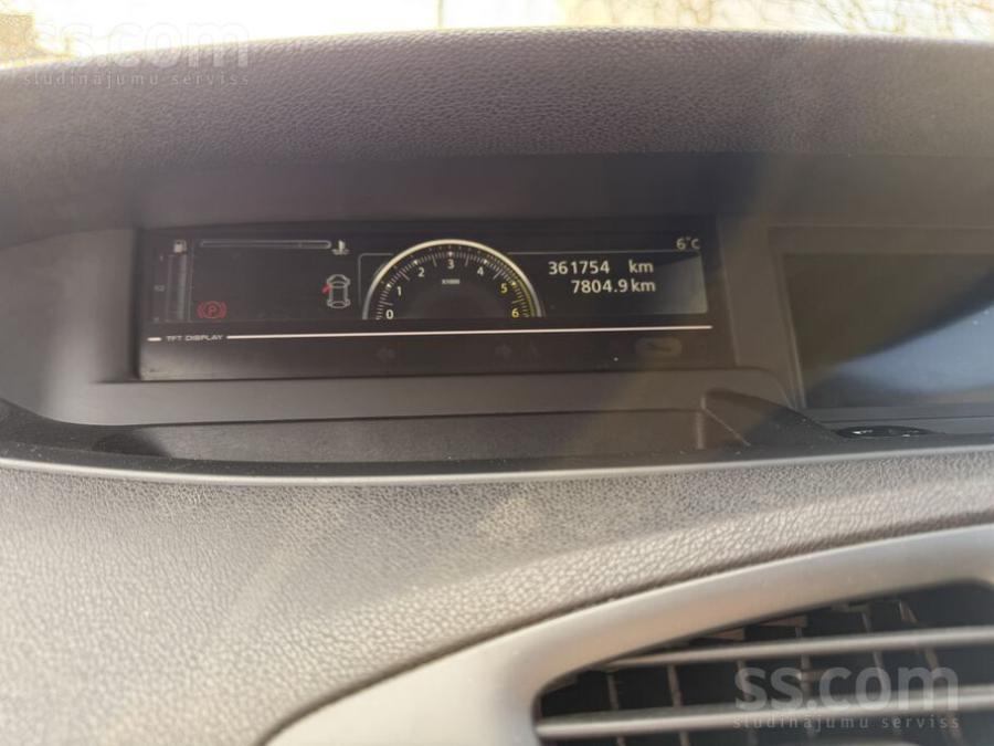 Renault Scenic 2014 in Riga, with an engine capacity of 1.50 L and mileage of 363 thousand km for 1900 €, photo 15 on AUTOMOTO.COM.LV