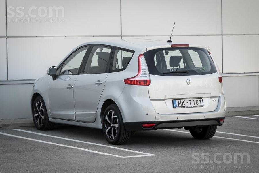 Renault Scenic 2014 in Riga, with an engine capacity of 1.50 L and mileage of 266 thousand km for 3850 €, photo 7 on AUTOMOTO.COM.LV