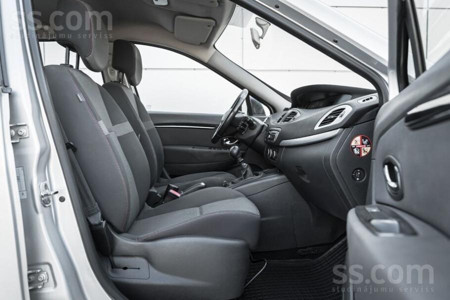 Renault Scenic 2014 in Riga, with an engine capacity of 1.50 L and mileage of 266 thousand km for 3850 €, photo 10 on AUTOMOTO.COM.LV