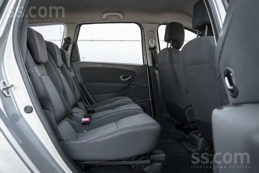 Renault Scenic 2014 in Riga, with an engine capacity of 1.50 L and mileage of 266 thousand km for 3850 €, photo 12 on AUTOMOTO.COM.LV
