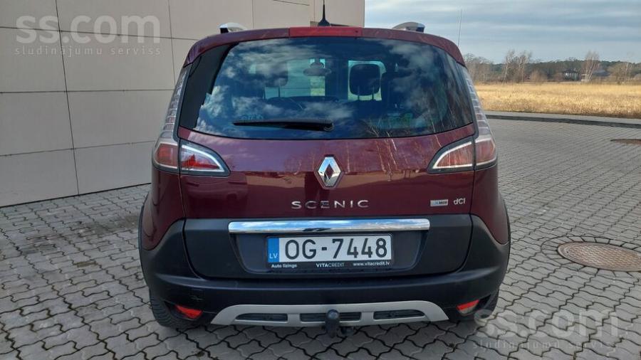 Renault Scenic 2014 Rīga, ar dzinēja tilpumu 1.60 L un nobraukumu 272 tūkst. km par 4500 €, foto 15 vietnē AUTOMOTO.COM.LV