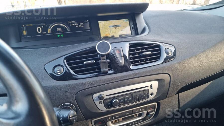 Renault Scenic 2014 Rīga, ar dzinēja tilpumu 1.50 L un nobraukumu 336 tūkst. km par 2300 €, foto 7 vietnē AUTOMOTO.COM.LV