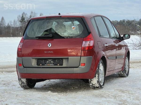 Red Renault Scenic 2004 in Liepaja, with an engine capacity of 1.60 L and mileage of 90 thousand km for 2500 €, photo 5 on AUTOMOTO.COM.LV
