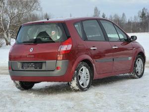 Sarkans Renault Scenic 2004 Grobiņa, ar dzinēja tilpumu 1.60 L un nobraukumu 90 tūkst. km par 2500 €, foto 7 vietnē AUTOMOTO.COM.LV