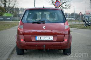Sarkans Renault Scenic 2008 Jūrmala, ar dzinēja tilpumu 1.90 L un nobraukumu 385 tūkst. km par 1350 €, foto 4 vietnē AUTOMOTO.COM.LV