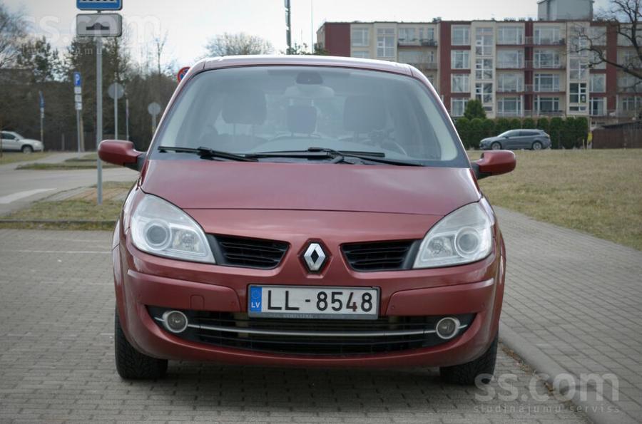 Sarkans Renault Scenic 2008 Jūrmala, ar dzinēja tilpumu 1.90 L un nobraukumu 385 tūkst. km par 1350 €, foto 7 vietnē AUTOMOTO.COM.LV